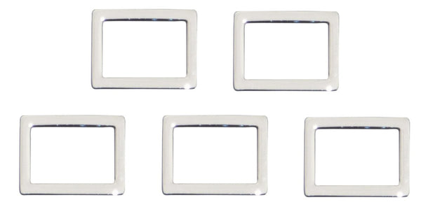 20mm alloy metal square ring or rectangular loop – Musmate Ltd